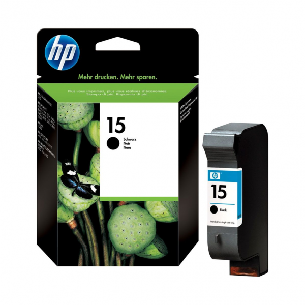 HP 15 Large Black Original Ink CartridgeHP DeskJet 810C/812C/840C/842C ...